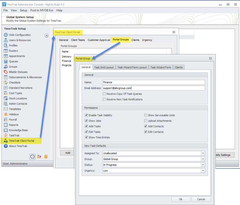 Setting up and Managing TimeTrak Client Portal Logins - TimeTrak ...