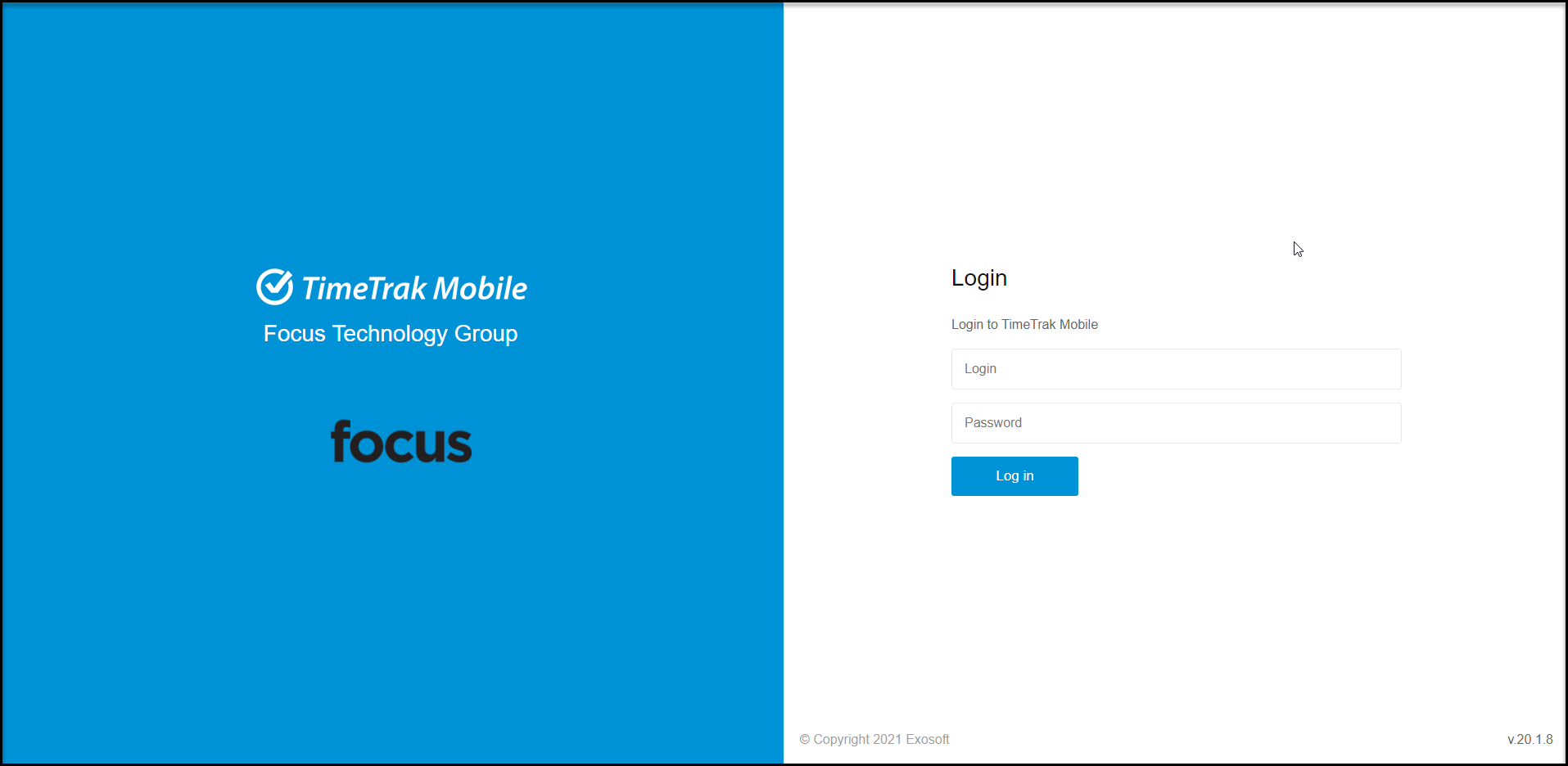 New ‘look’ for Mobile Login Screen