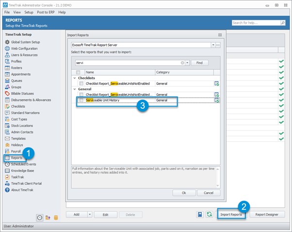 Serviceable Unit History > Job & Project Management Solution for ...