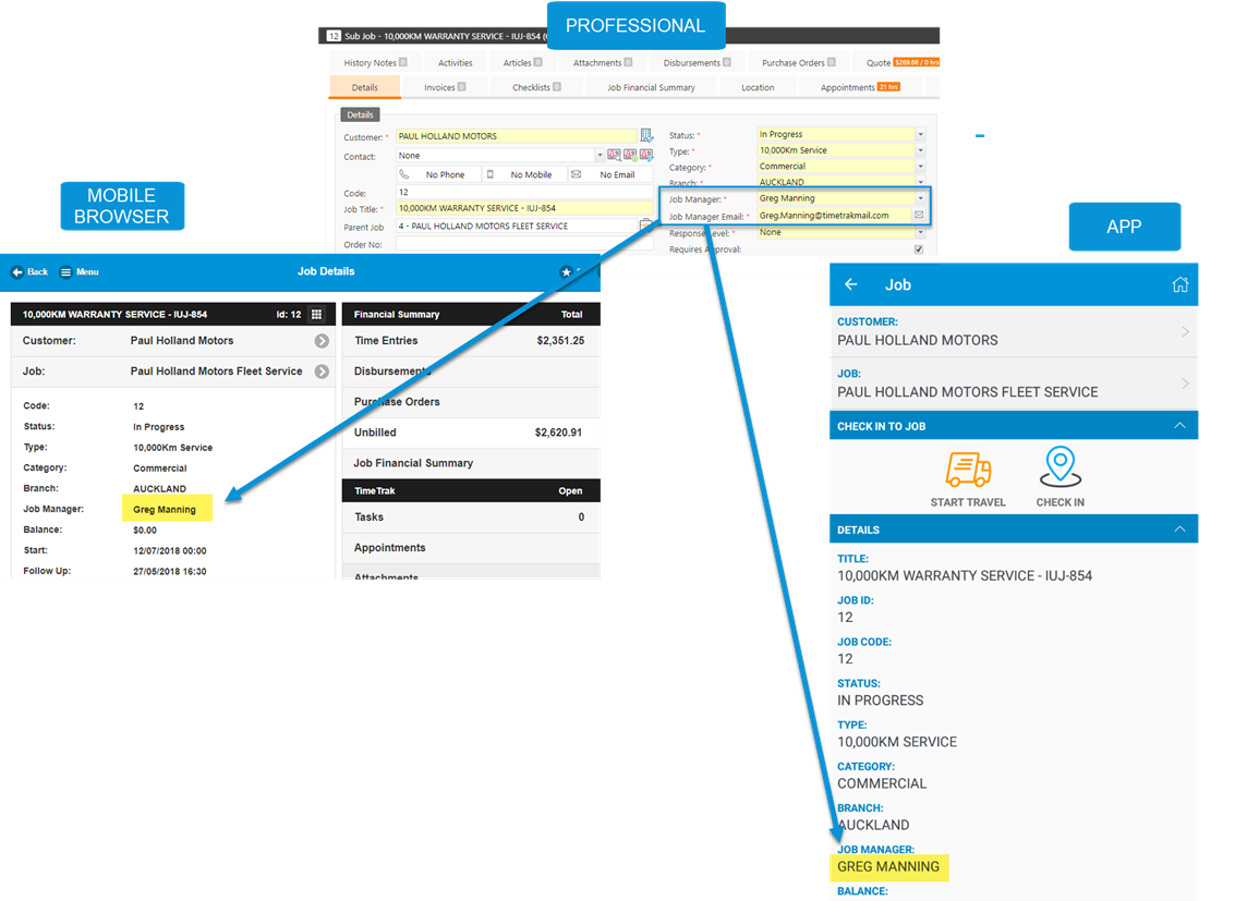 Allocate the Job Manager and/or Task User from a Queue Item in Mobile ...